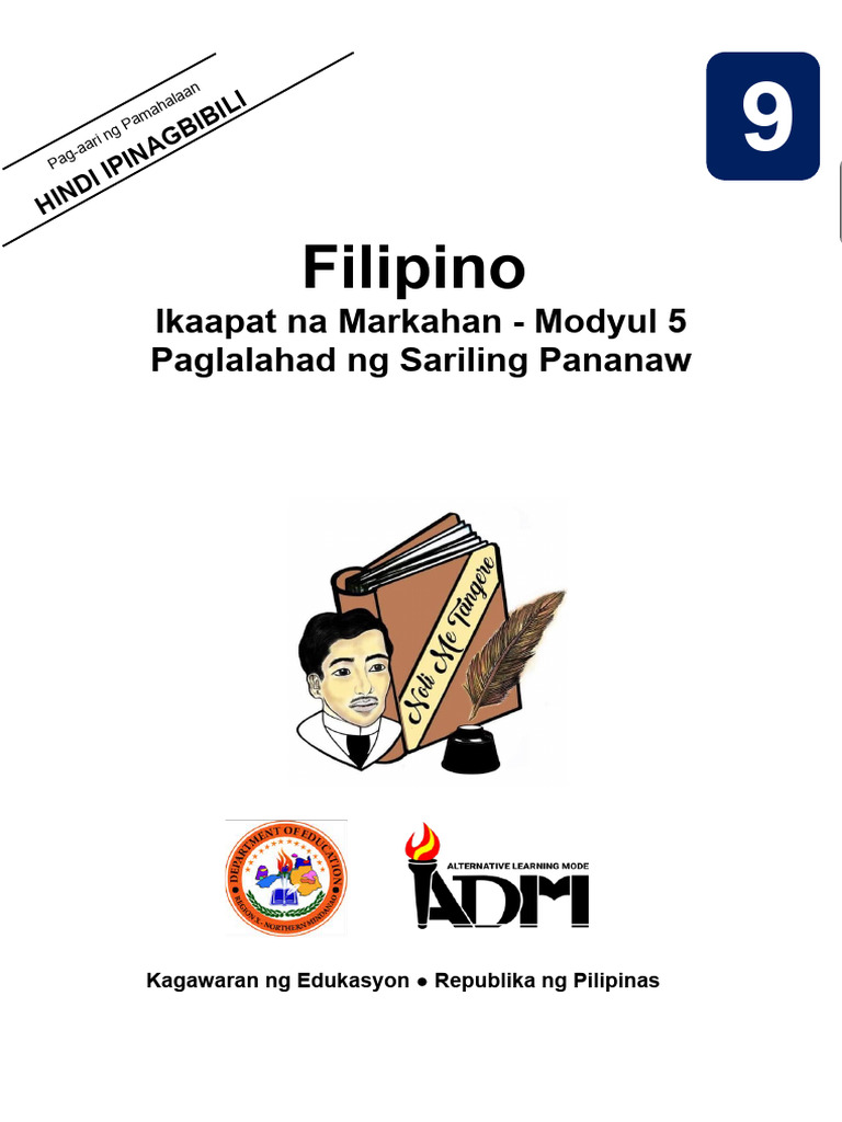 Fil9-Q4-Mod5-Paglalahad-ng-Sariling-Pananaw_v4 | PDF