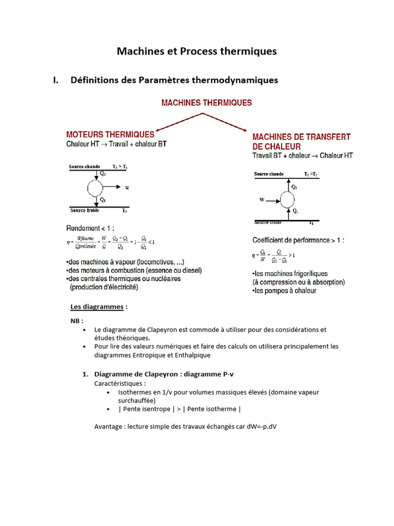 Machines Thermiques | PDF