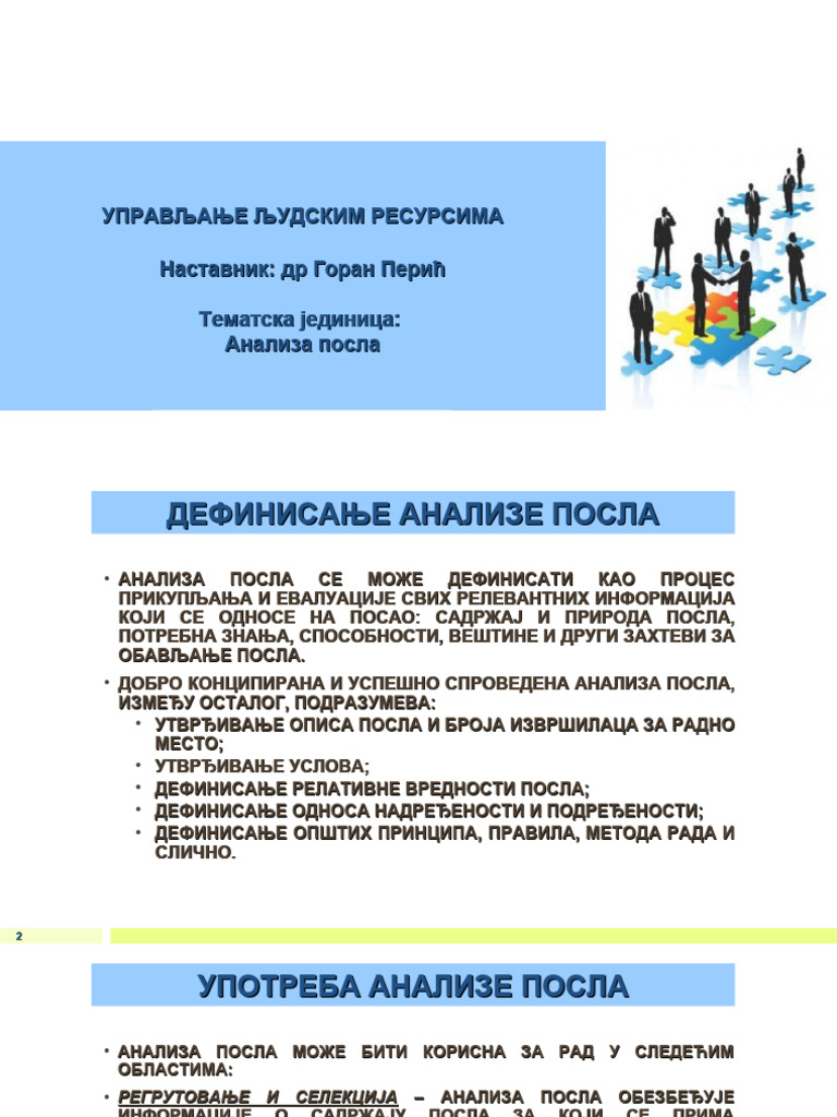 II Analiza Posla | PDF