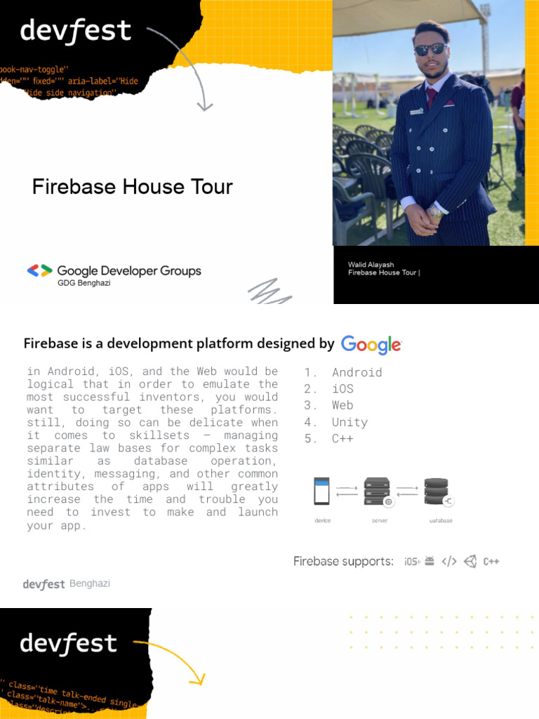 DevFest2023 WaliD | PDF | Mobile App | Cloud Computing