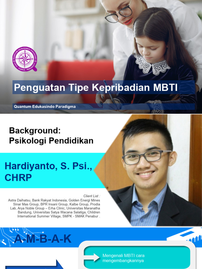 Penguatan Tipe Kepribadian MBTI | PDF