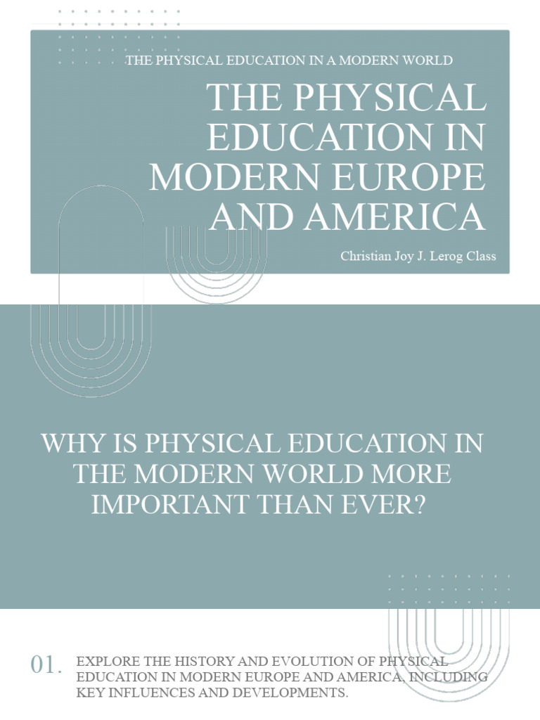 Modern Physical Education History | PDF