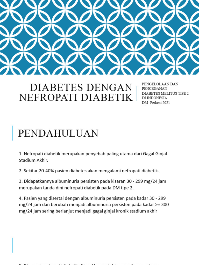 Diabetes dengan Nefropati Diabetik | PDF