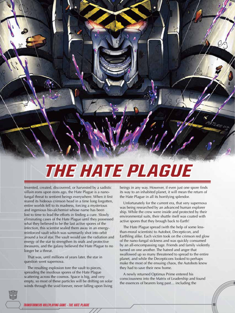 TF Month - The Hate Plague | PDF | Infection