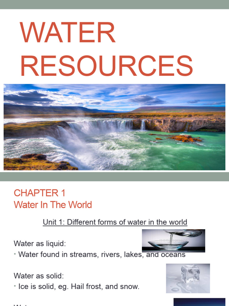 TERM 4 Water Resources | PDF | Oceans | Water