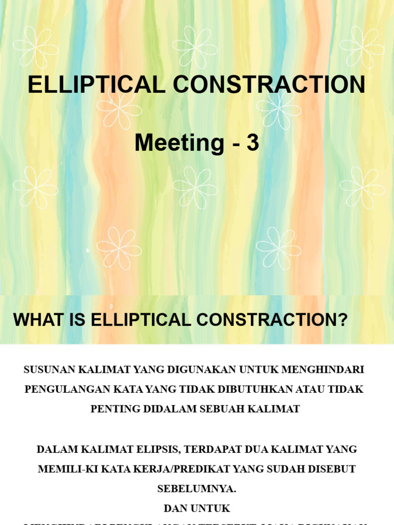 Elliptical Construction | Download Free PDF | Linguistics | Grammar