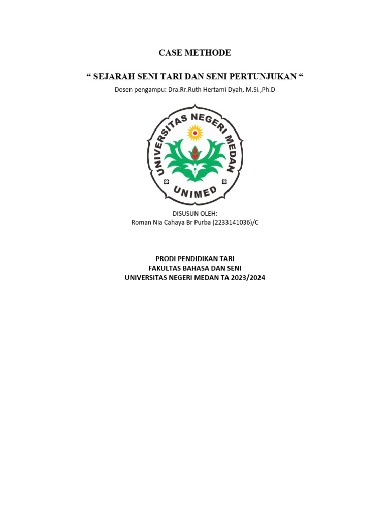 Case Methode - ROMAN NIA CAHAYA BR PURBA - SSC | PDF