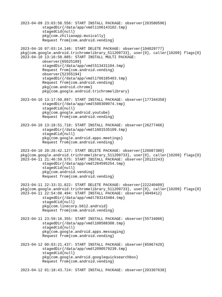 PM Debug Info | PDF | Android (Operating System) | Alphabet Inc.