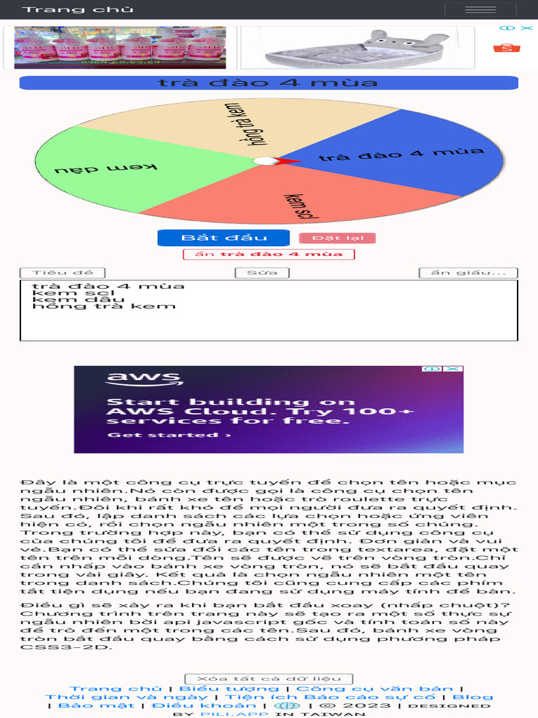 Quay Bánh Xe May Mắn | PDF