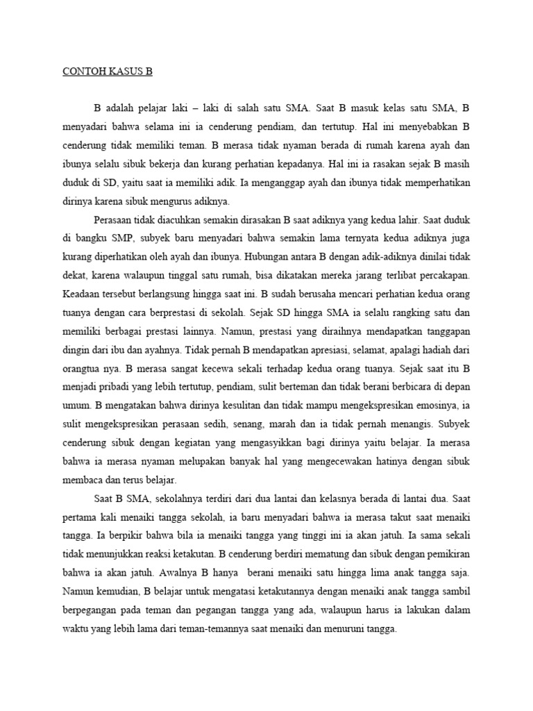 Contoh Case BCOP | PDF