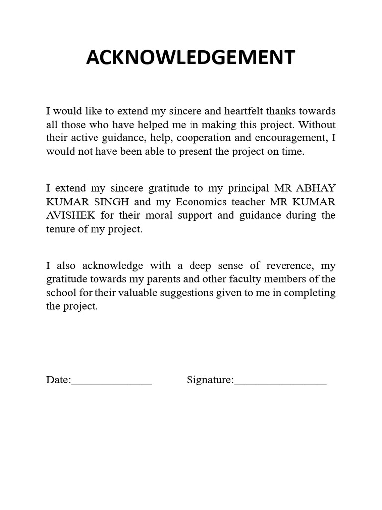 Aps 12 Acknowledgement | PDF