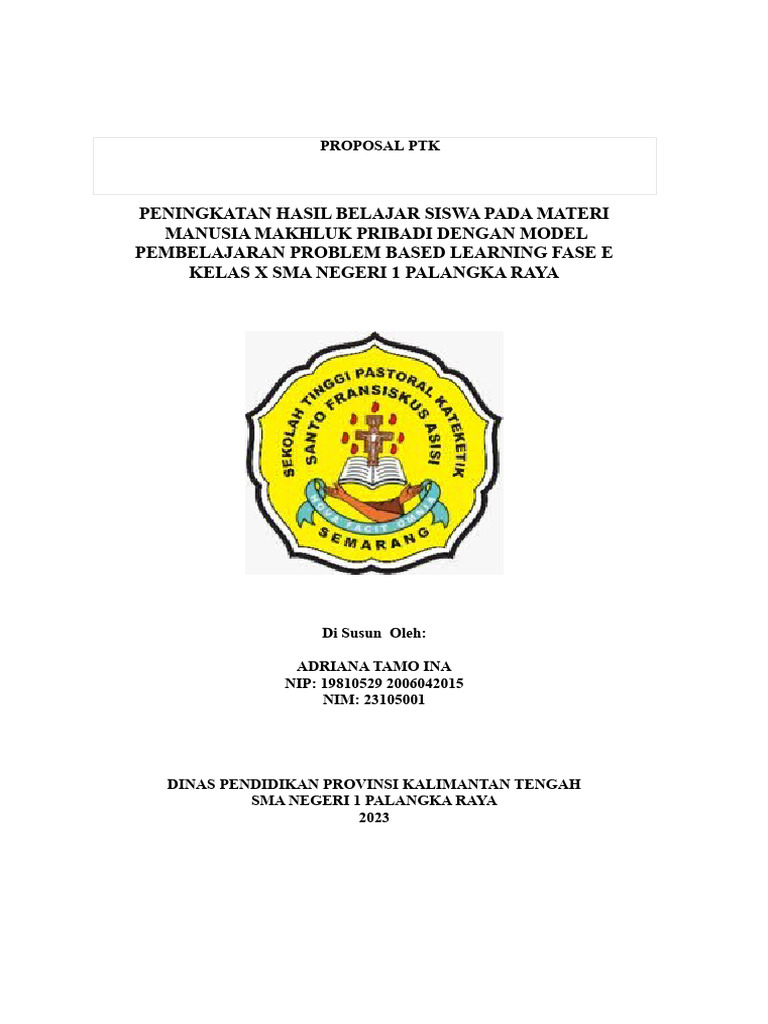 PTK - Adriana 2023 PPG | PDF