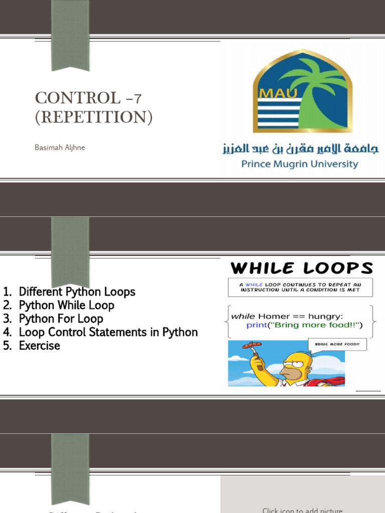 7 - Control | PDF | Control Flow | Boolean Data Type