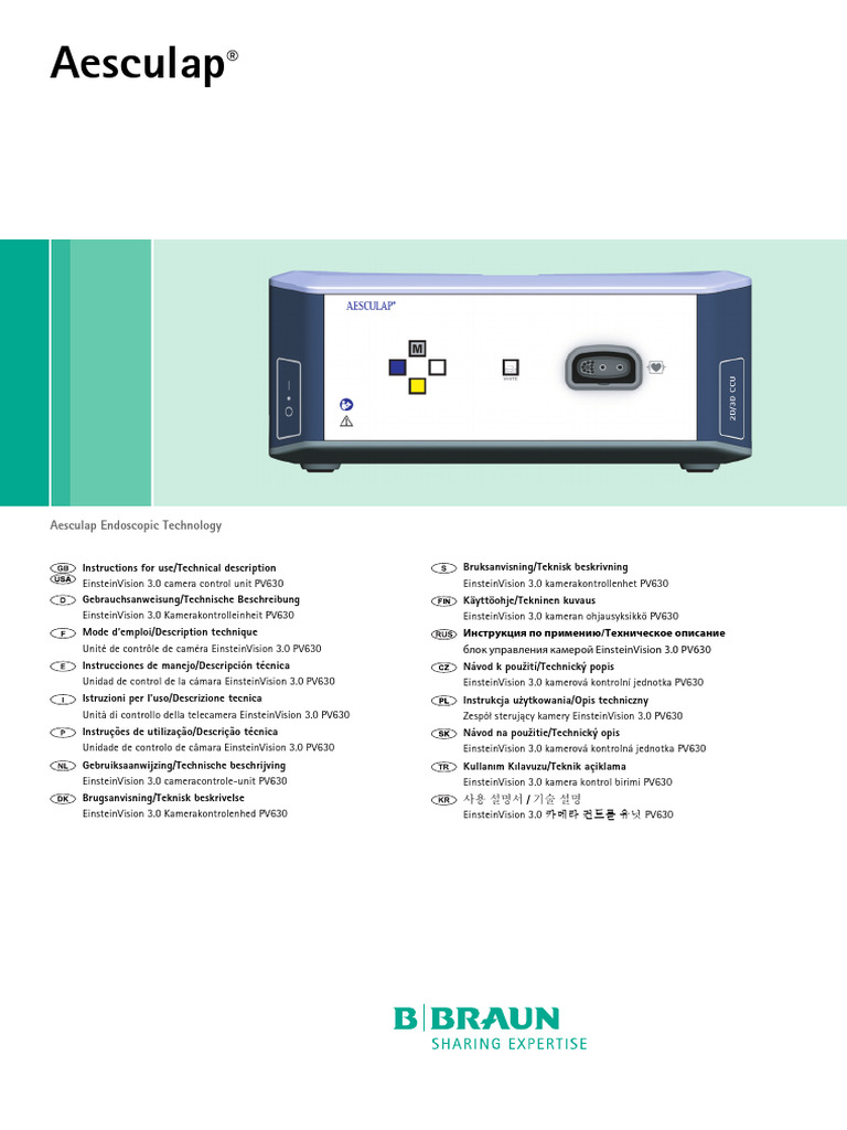 Ccu PV630 | PDF | Camera | Menu (Computing)