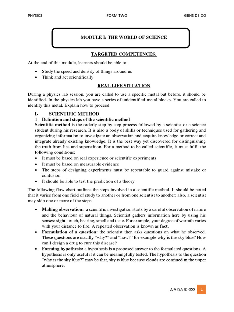 Form Two | PDF