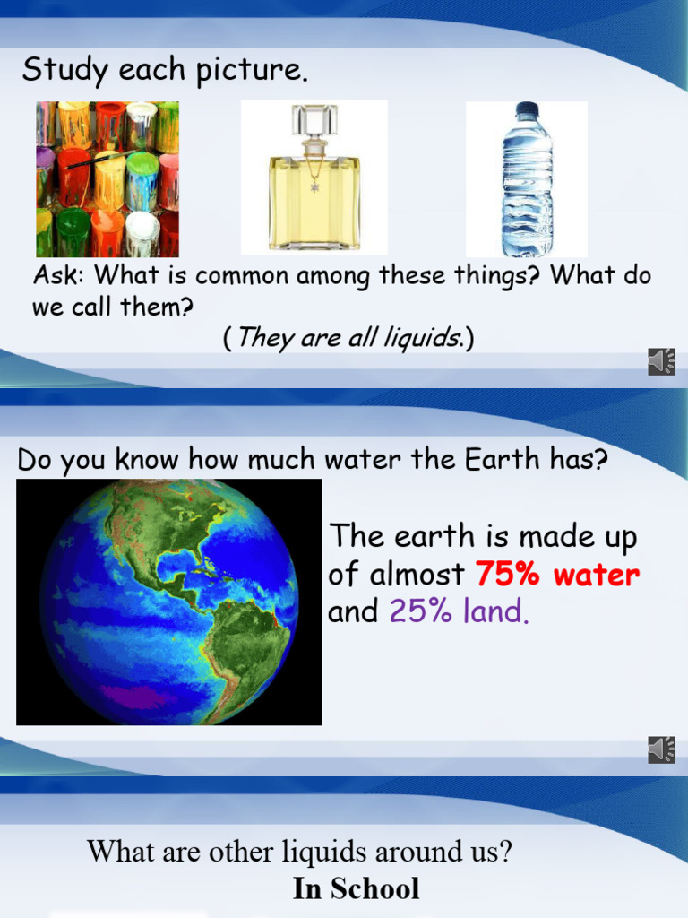 Grade 3 PPT Science Q1 Characteristics of Liquids | PDF