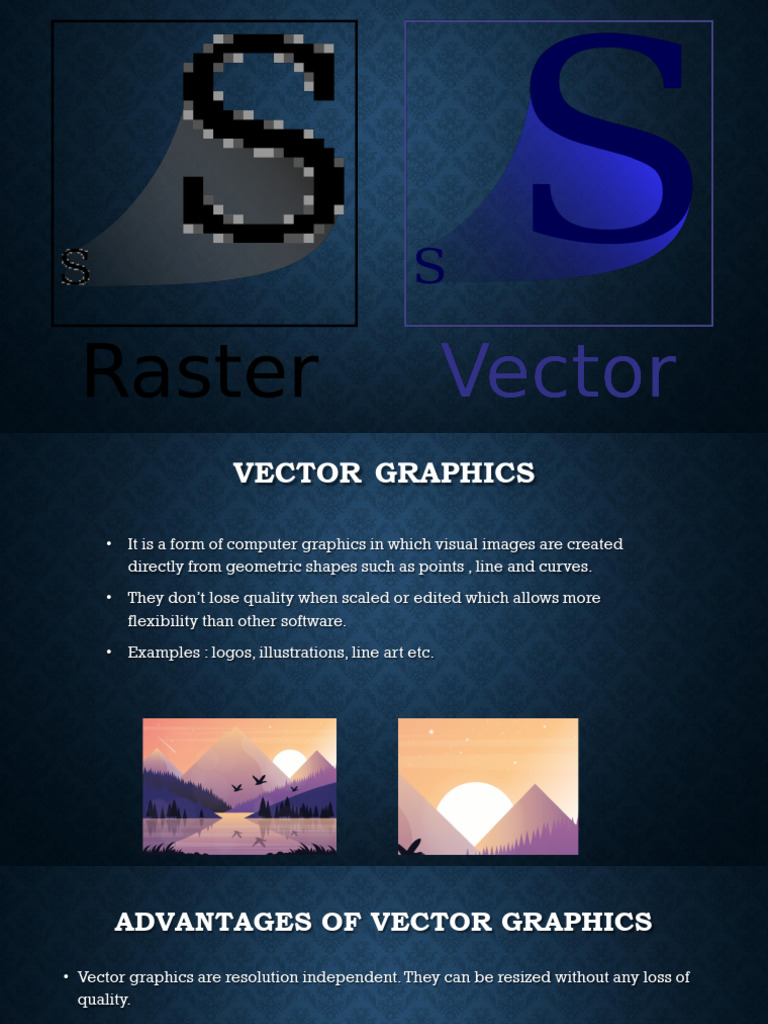 Vector Vs Raster by Suhasni | PDF | Graphics | Image Processing Vector Vs Raster by Suhasni | PDF | Graphics | Image Processing