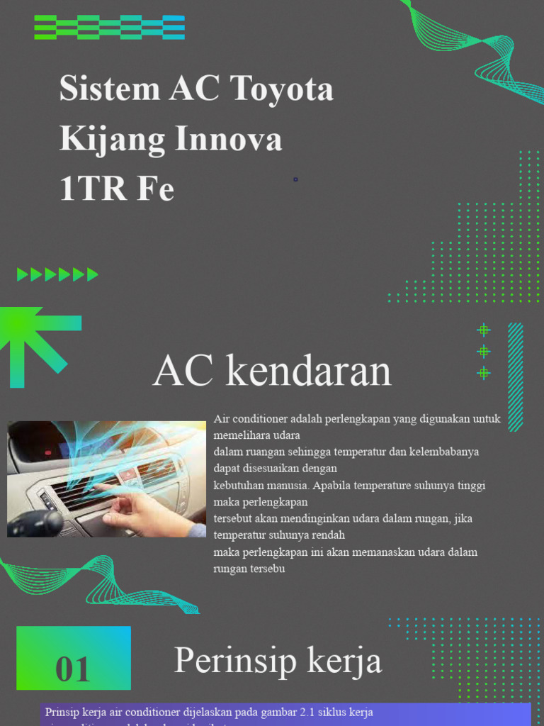 Sistem AC Toyota Kijang Innova 1TR Fe | PDF