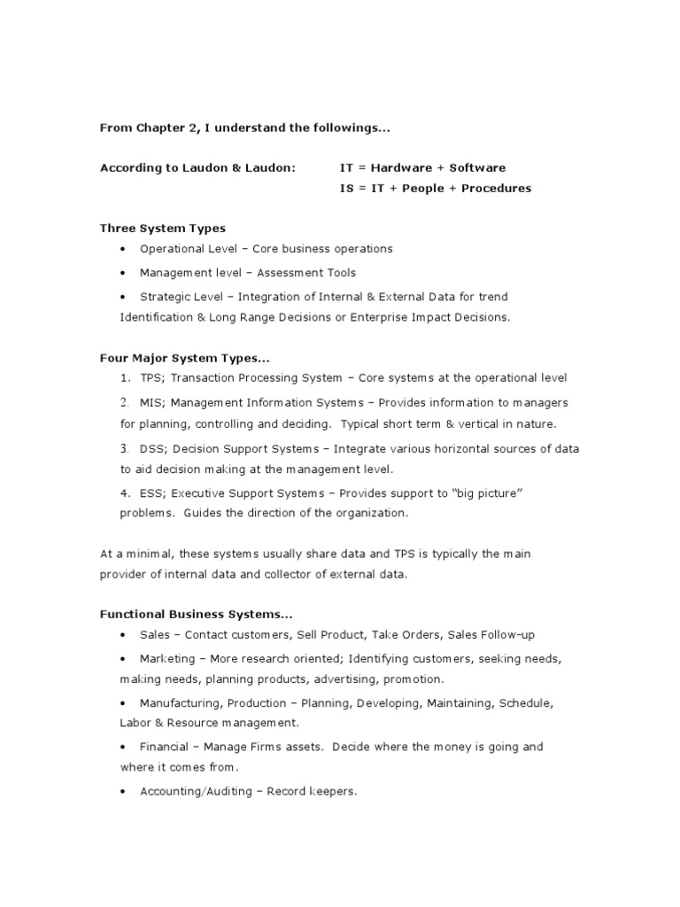 Chapter2 Reflection Paper | PDF | Enterprise Resource Planning ...