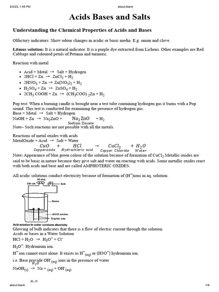 Acids | PDF | Sodium Carbonate | Acid