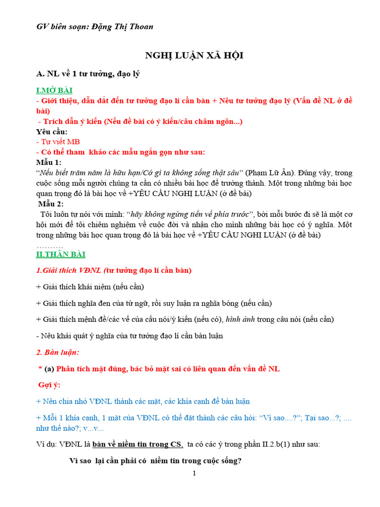 Cấu trúc - NLXH -Thoan | PDF