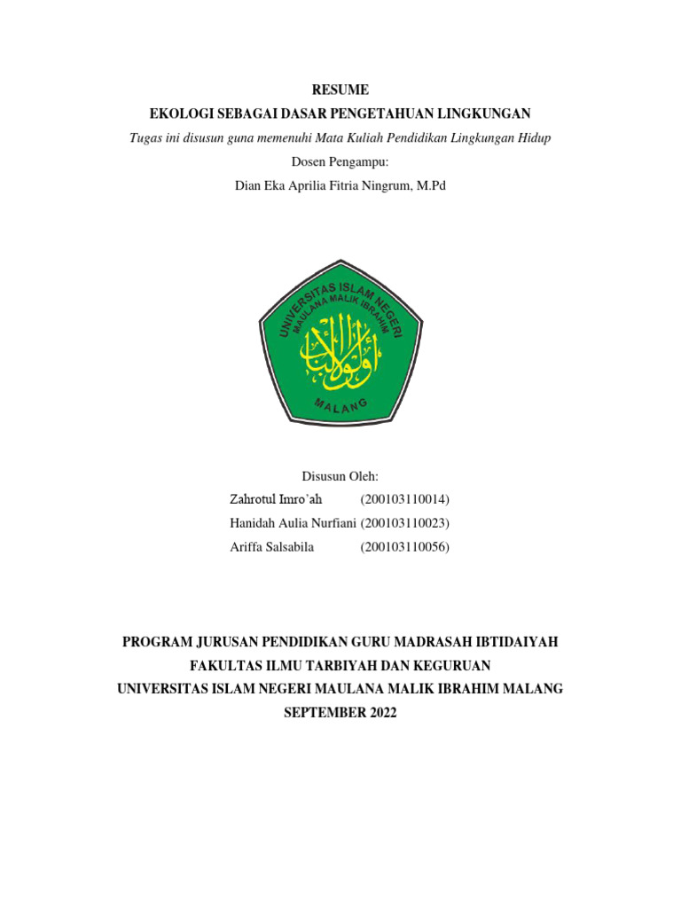 Resume PLH KLP 3 | PDF