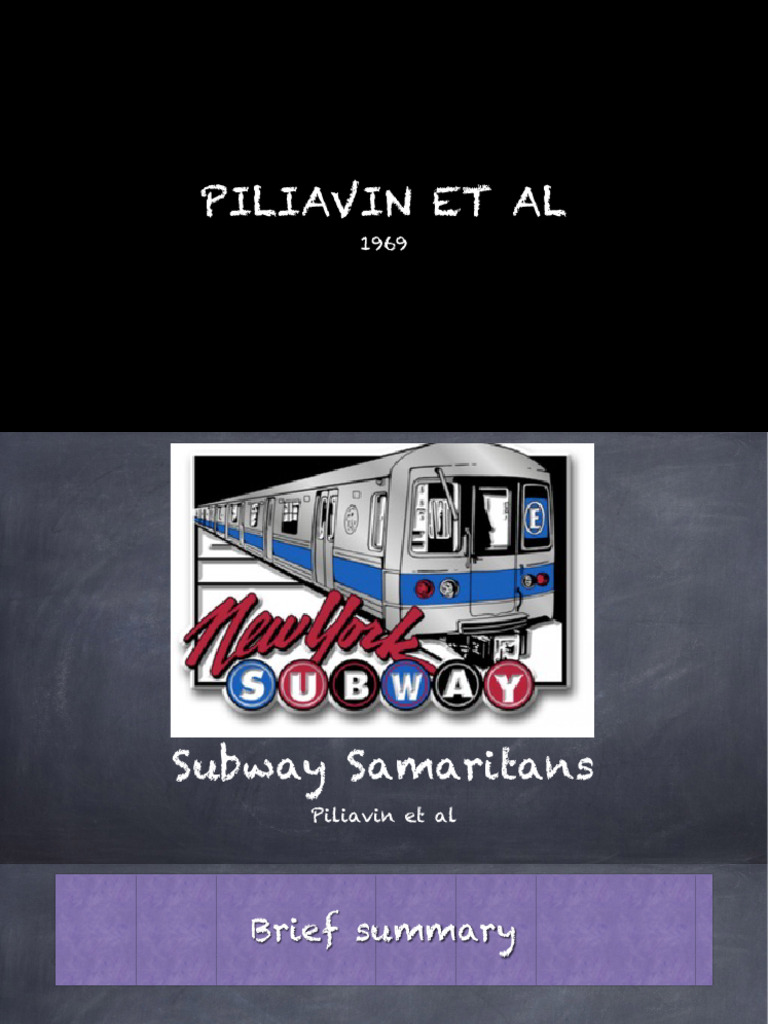 Piliavin Et Al 1969 | PDF | Cognition | Methodology