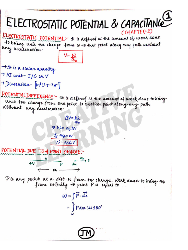 Electrical Potential | PDF