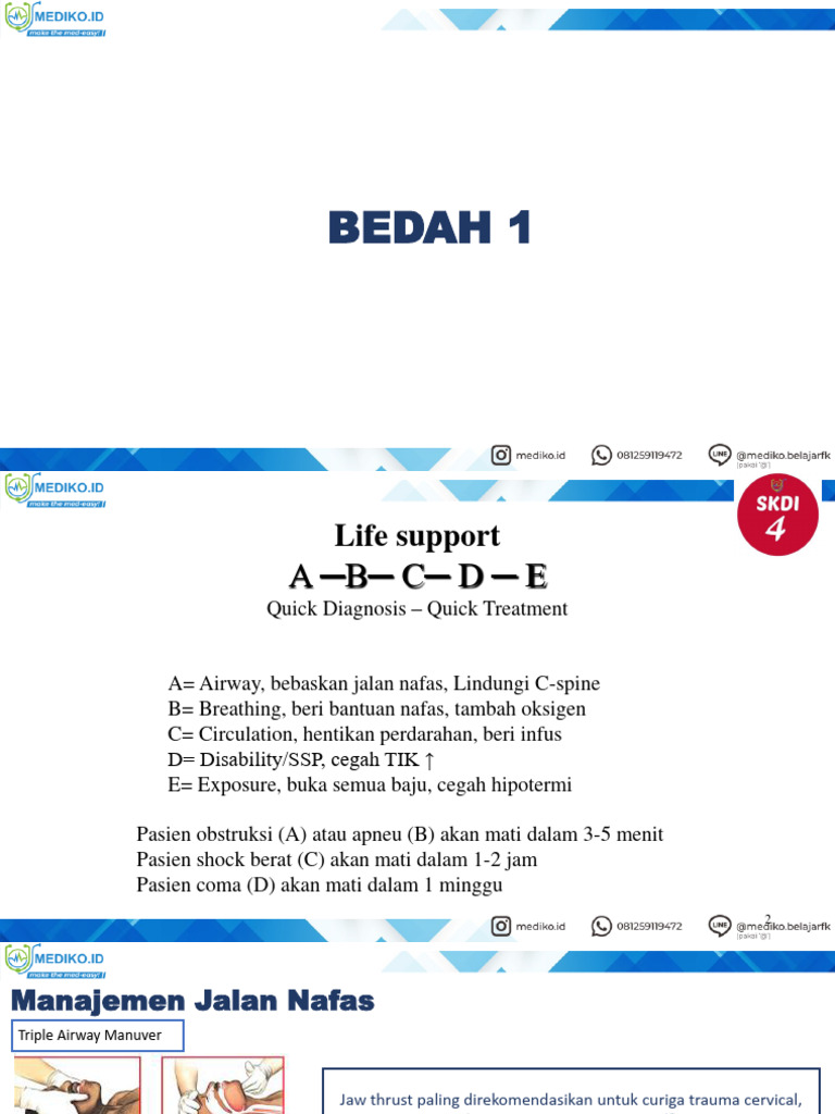 Materi Bedah 1 Mediko | PDF