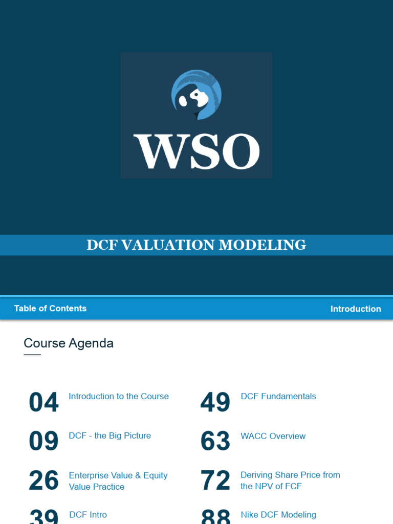Free DCF Modeling Crash Course Materials | PDF