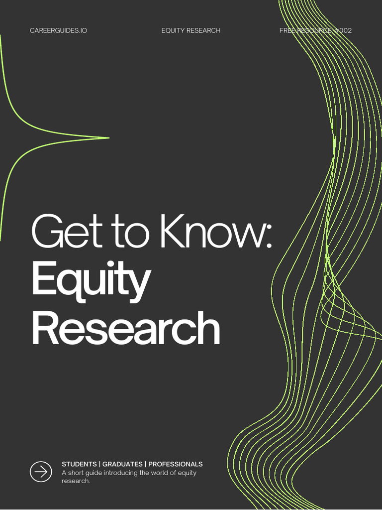 Entry-Level Guide to Equity Research | PDF | Business
