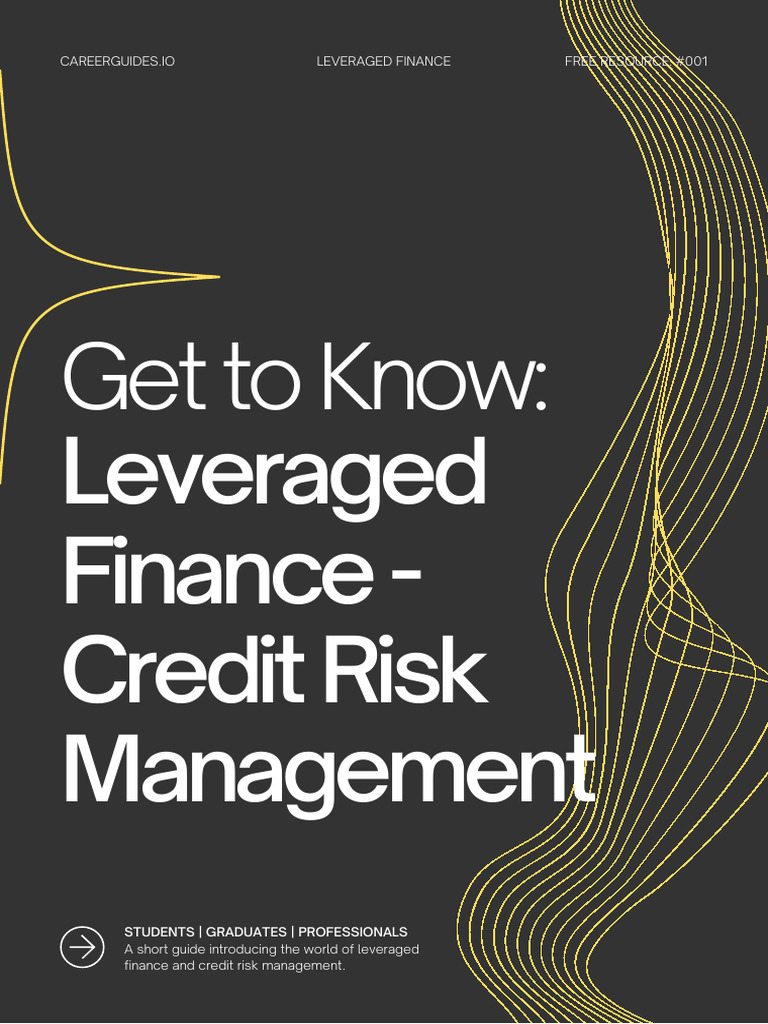 Leveraged Finance & Credit Risk Guide | PDF | Debt | Leveraged Buyout