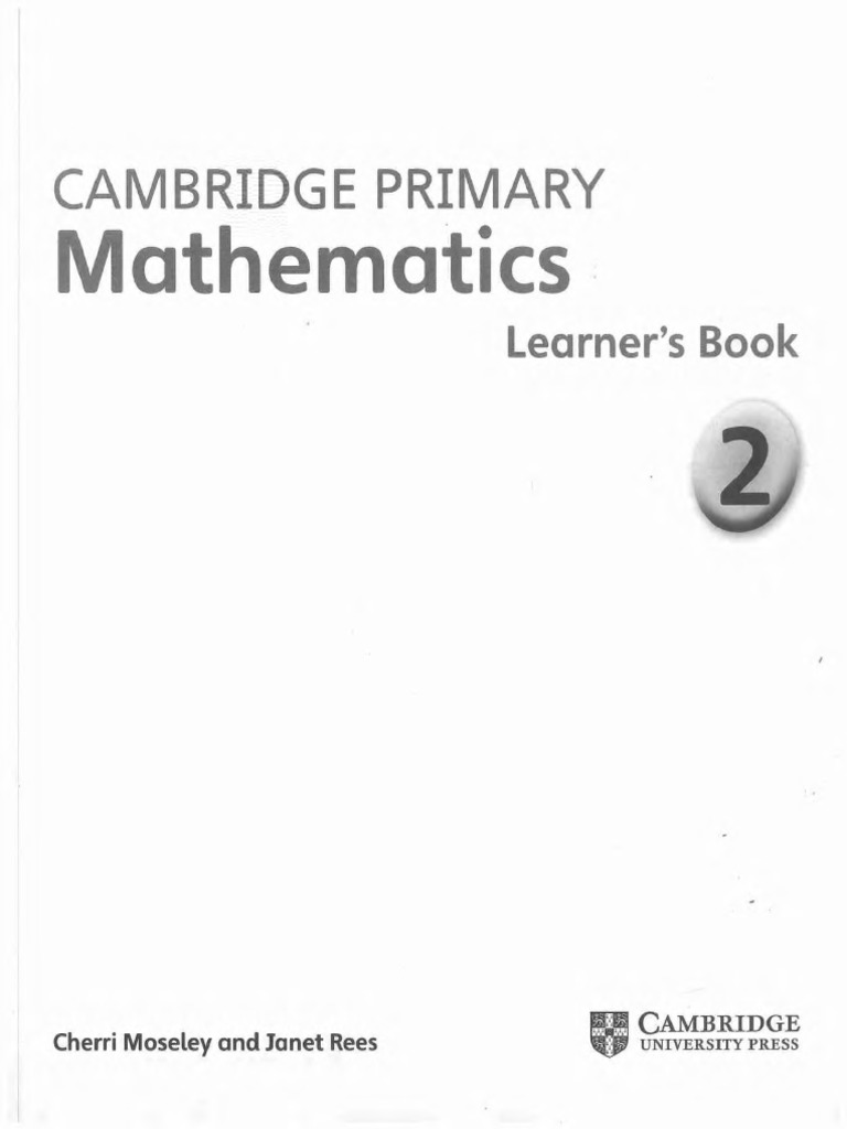 Cambridge Primary Mathematics Learner Book 2 | PDF