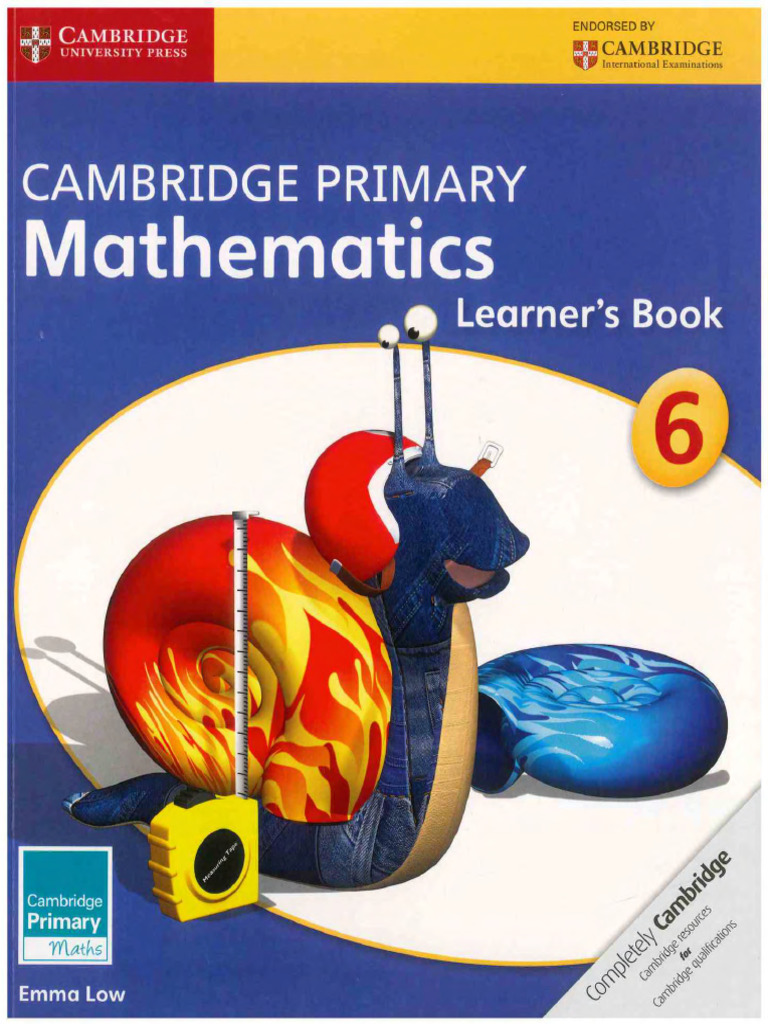 Cambridge Primary Mathematics Learner Book 6 | PDF