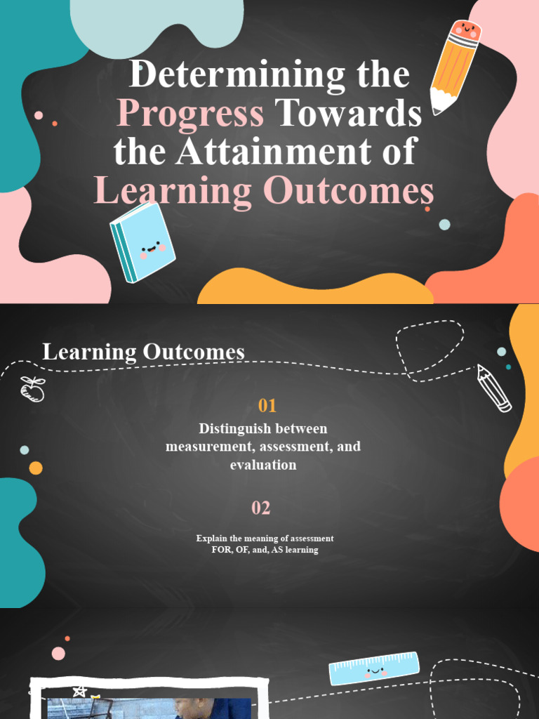 Determining The Progress Towards The Attainment of Learning Outcomes | PDF