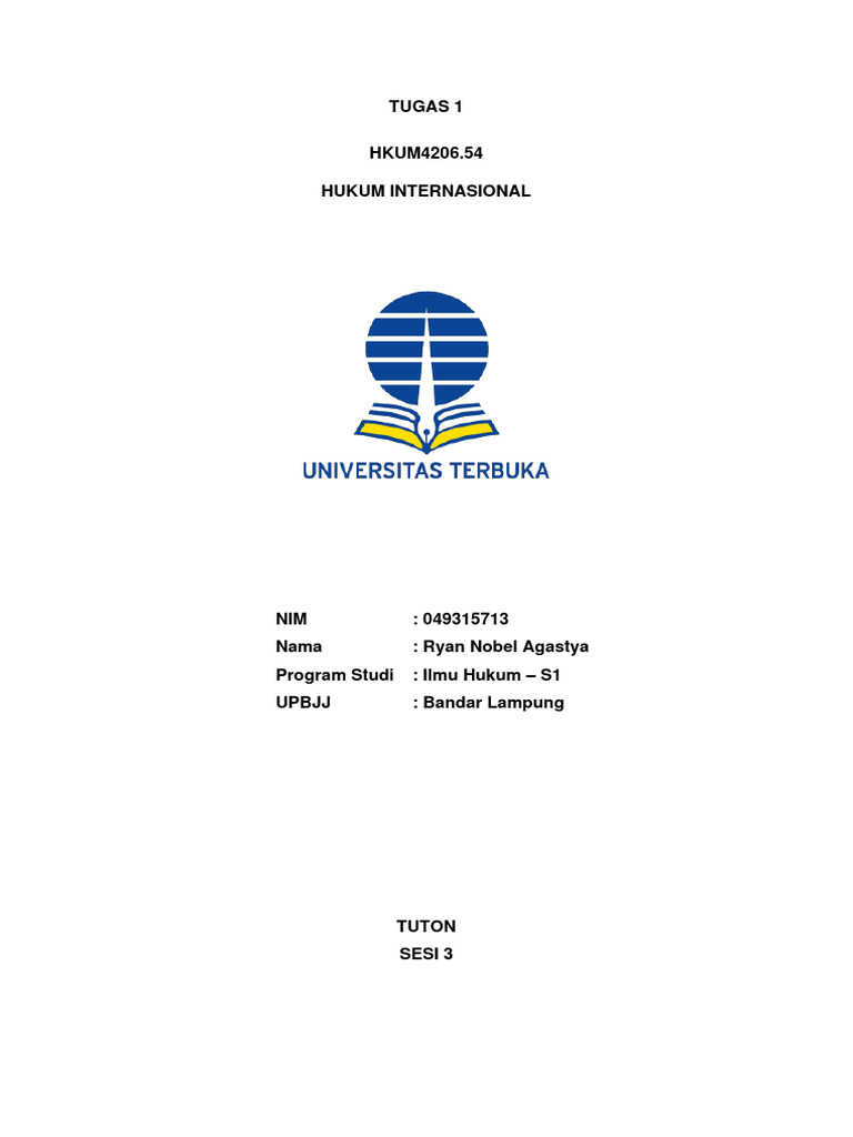 Yurisdiksi Negara dalam Hukum Internasional | PDF