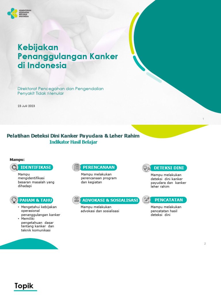 Kanker Leher Rahim Dan Payudara | PDF