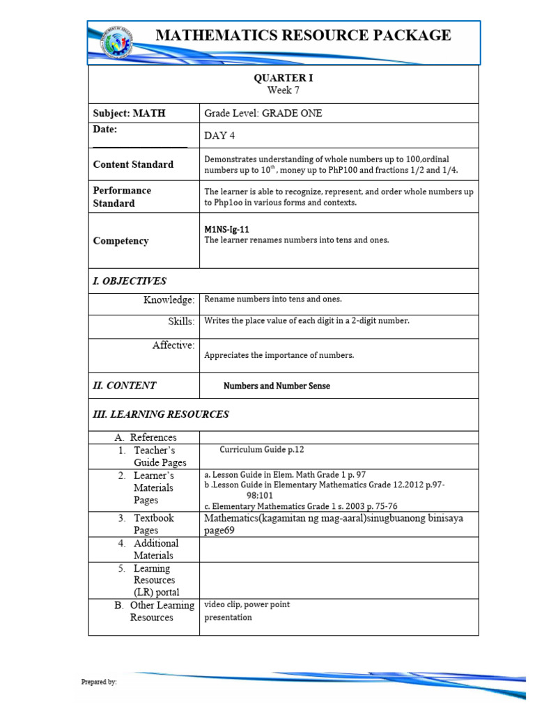 Math1 Q1 Week7 Day4 | PDF