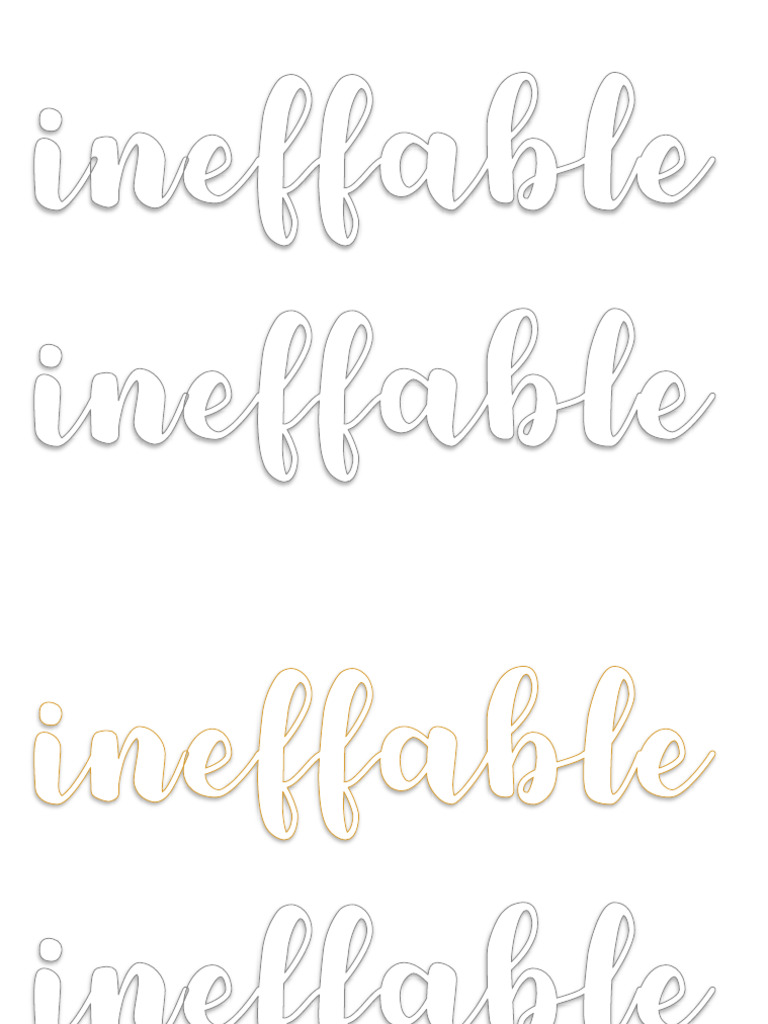 Ineffable | PDF