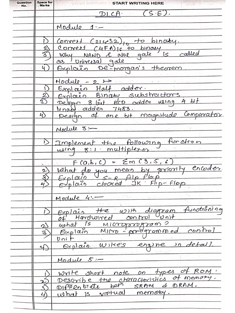 DLCA Assignments | PDF