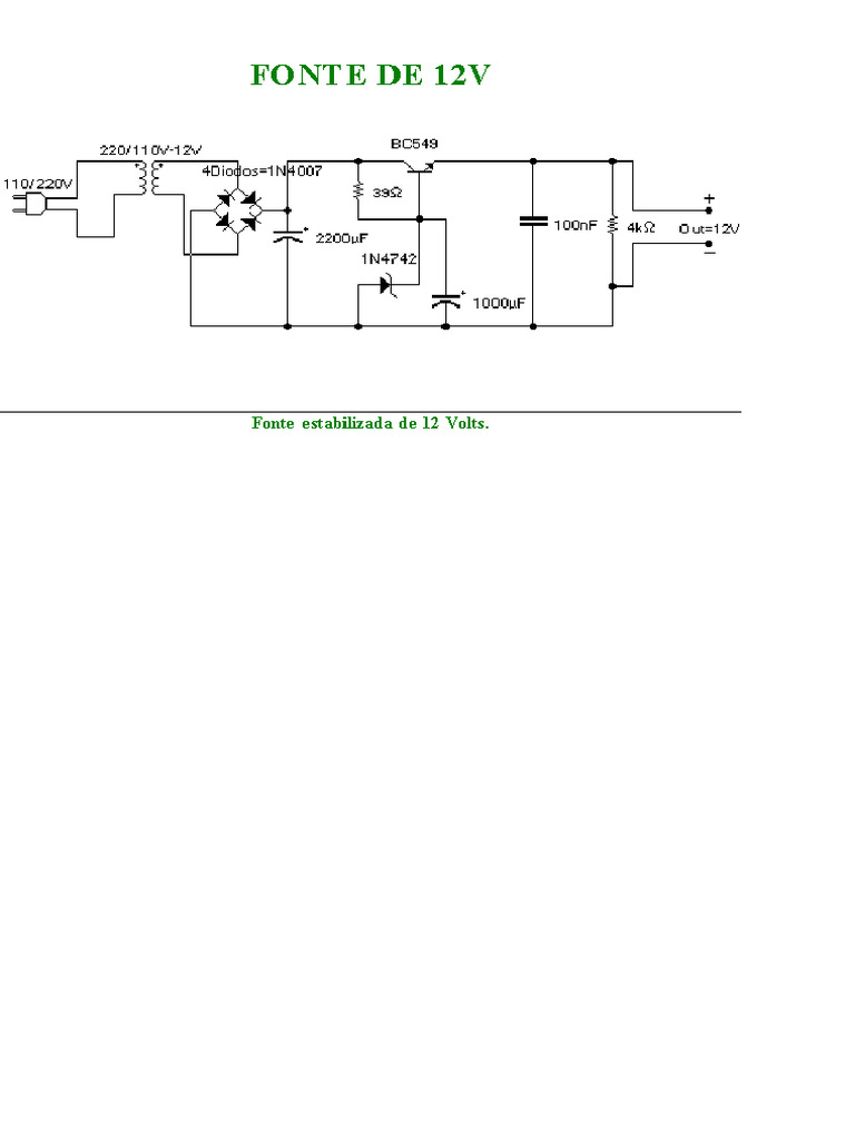 fonte de 12v | PDF