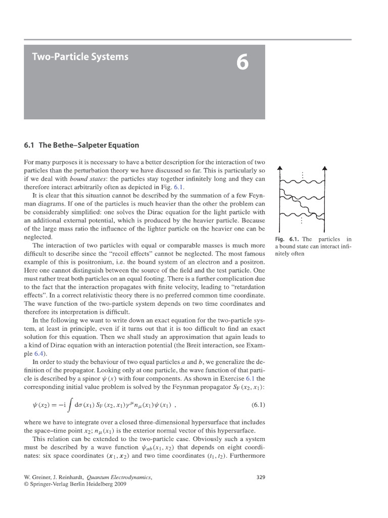 Two-Particles System | PDF