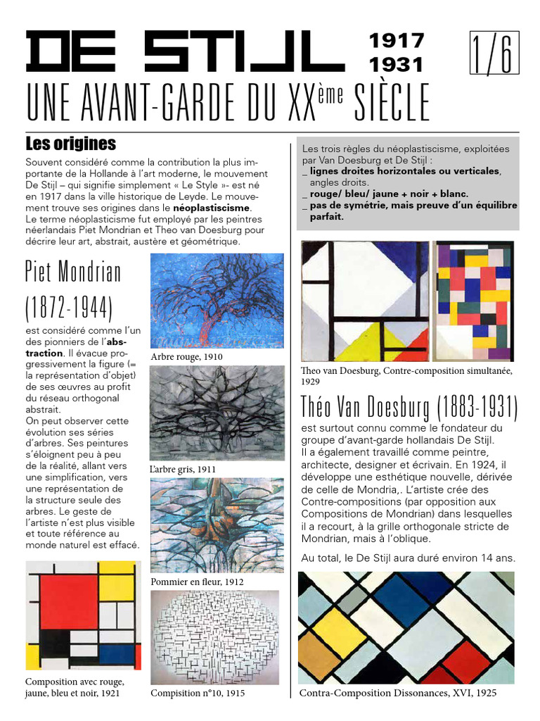 Dossier Ressource de Stijl | PDF | Style | Mouvements