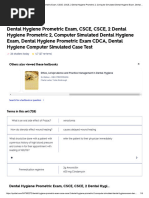 TCDHA Admission and Exam Details | PDF | Dental Hygienist | University ...