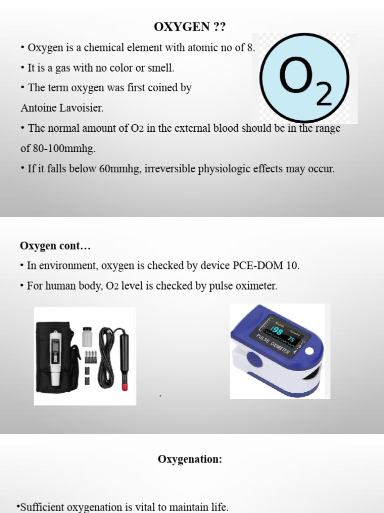 Oxygen Insufficiency | PDF