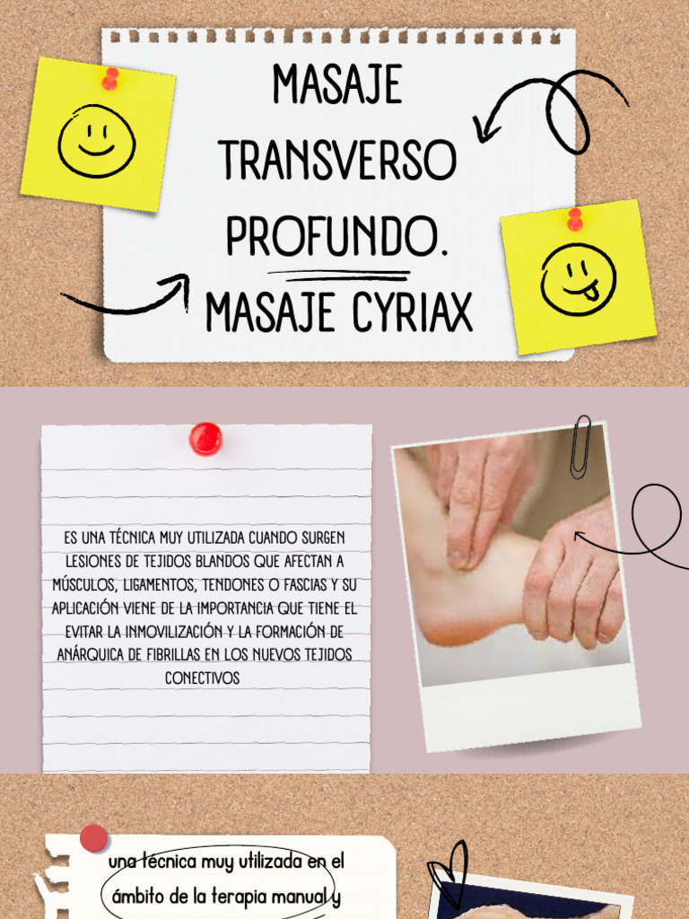 Masaje Profundo Transverso Cyriax | PDF | Masaje | Tendón