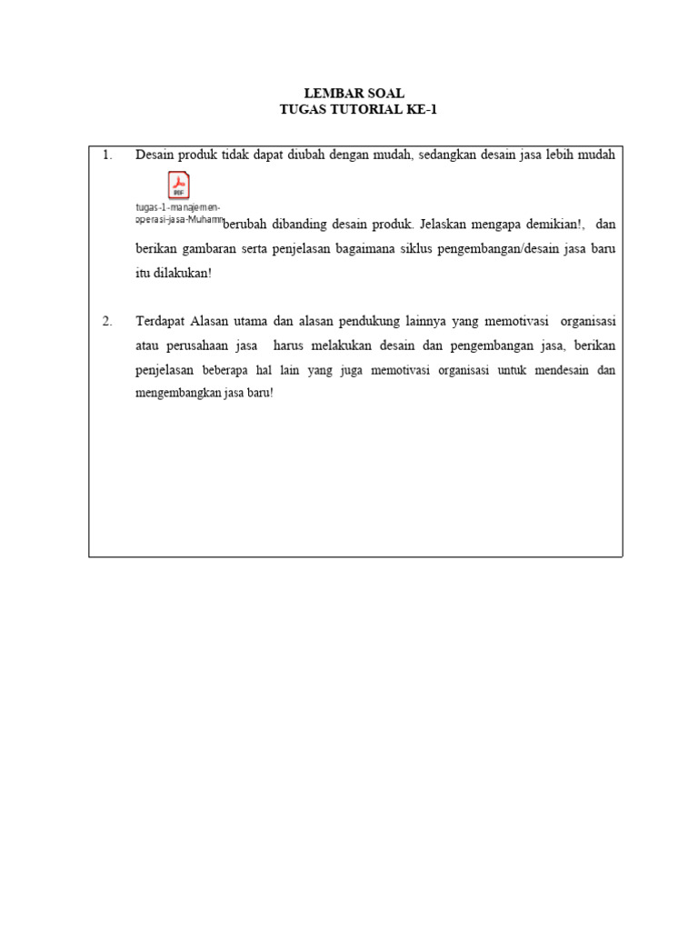 Soal Tugas 1 Tuton EKMA4369-OK | PDF | Pengelolaan Keuangan & Uang