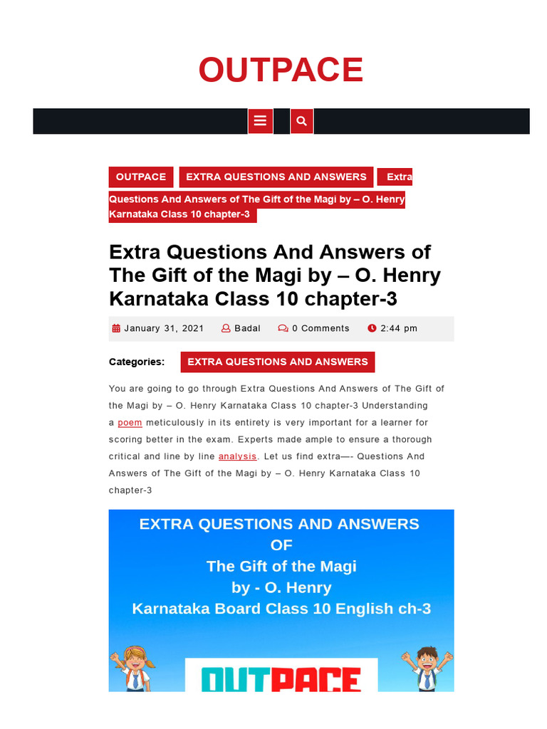 The Gift of The Magi | PDF