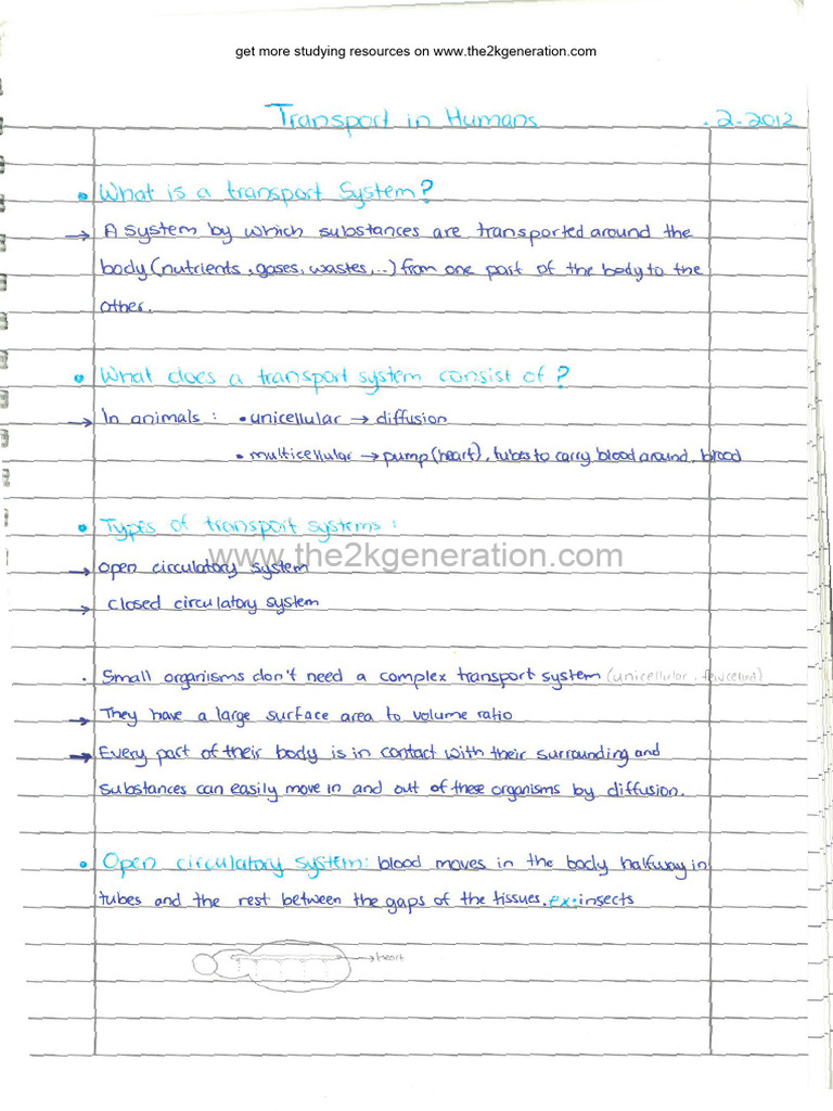 Cambridge IGCSE Biology Notes | PDF