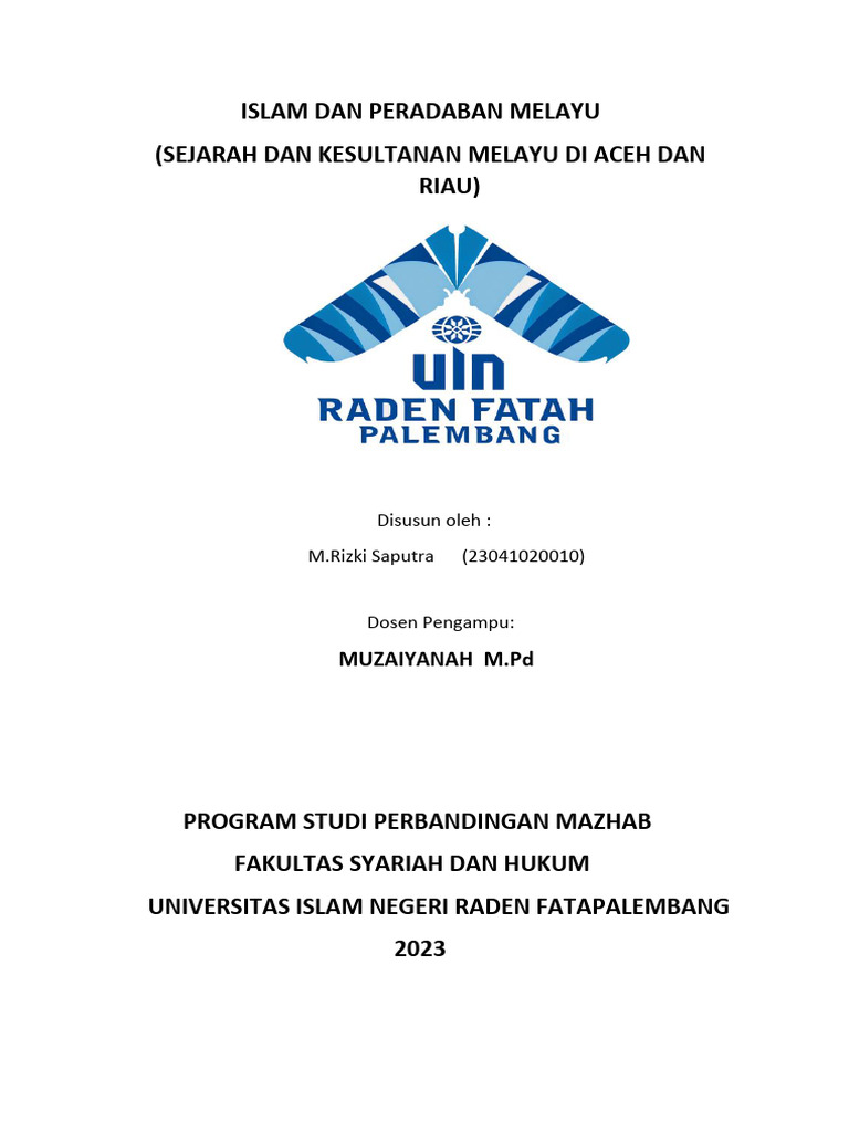 Islam Dan Peradaban Melayu (M.rizki) | PDF